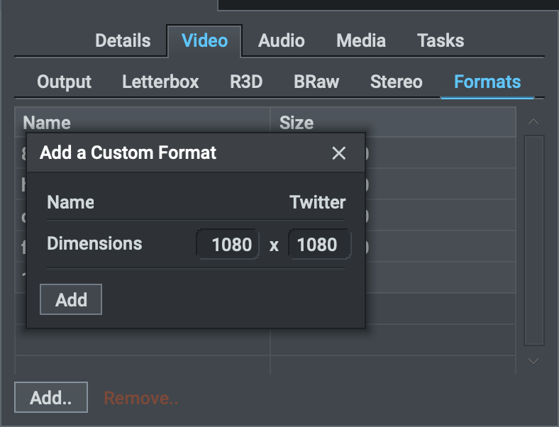 Custom Sequence Output Formats (Lightworks Pro Only) - LWKS ...