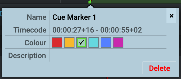 Knowledge Base - Cue Markers