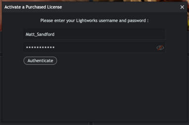 Knowledge Base - Starting Lightworks