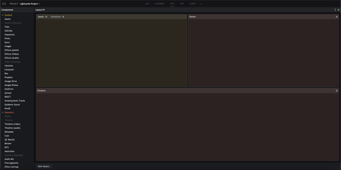 Knowledge Base - Lightworks Fixed Layout